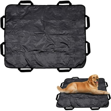 Stainless Steel Animal Stretcher Pet Trolley Black Animal Stretcher ...