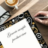 Gold & Silver Swirls Letterhead Laser & Inkjet Printer Paper, 25 Sheets ...