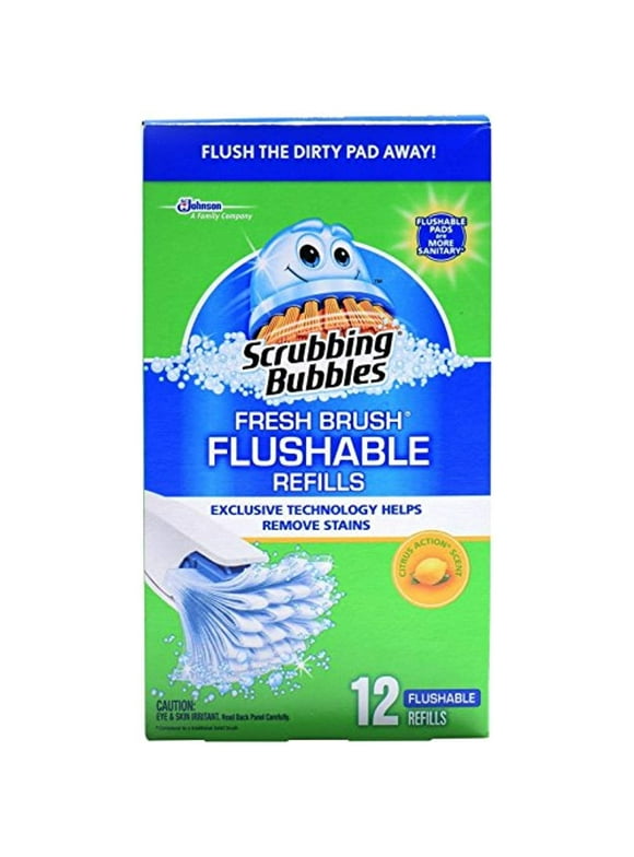 Scrubbing Bubbles Flushable Wipes in Paper & Plastic - Walmart.com