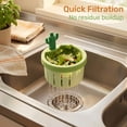 Cactus Sink Strainer Basket, Kitchen Drain Waste Collector with Press ...
