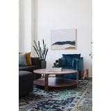 Interior Define Devon Oiled Walnut Coffee Table BRO.TBL.COFF.OIL-WAL - 48" diam. x 16.25"h ...