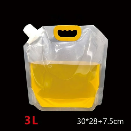 Goodhd 1.5/2.5/5L Stand-up Plastic Drink Packaging Bag Pouch Beer ...