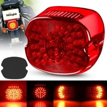 Nilight LED Tail Light Motorcycle Brake Turn Signal Driving License ...