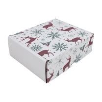 Ucanpack Christmas Boxes With Lids 11¼ x 9 x 1¾" - Abstract Xmas ...