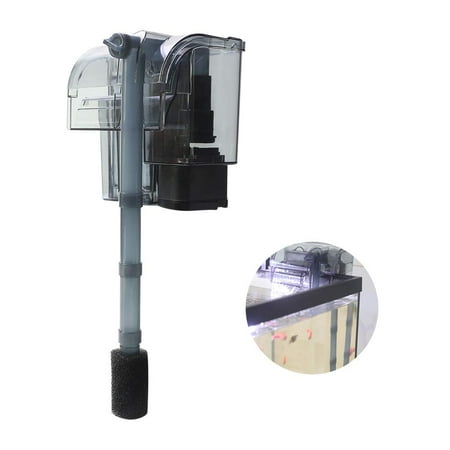 Rimless Aquarium Hang On Filter - 3 in 1 External Power Waterfall ...