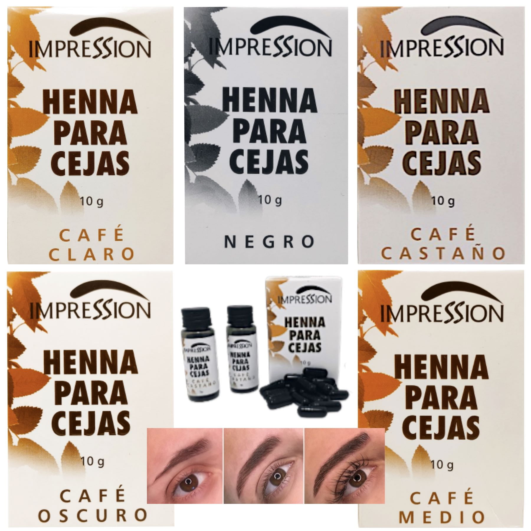 Kit Henna Cejas Hd Tipo Microblading Semipermanente Brow Laminado 7 ...