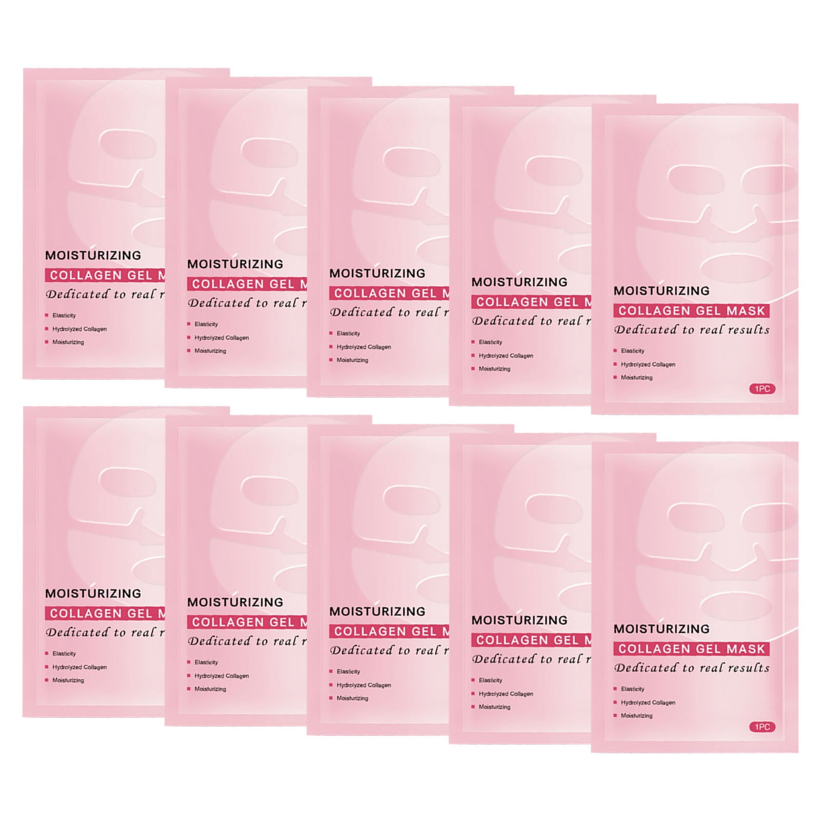 FSTDelivery 10 Pcs Collagen Jelly Gel Mask, Deep Collagen Overnight ...