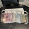 Bling Glitter Sparkle Camera Edge Magnetic Phone Case for iPhone ...
