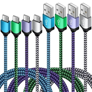 USB C Cables,Type C USB Cables 6ft-2PACK,AILKIN USB Type C to USB A ...