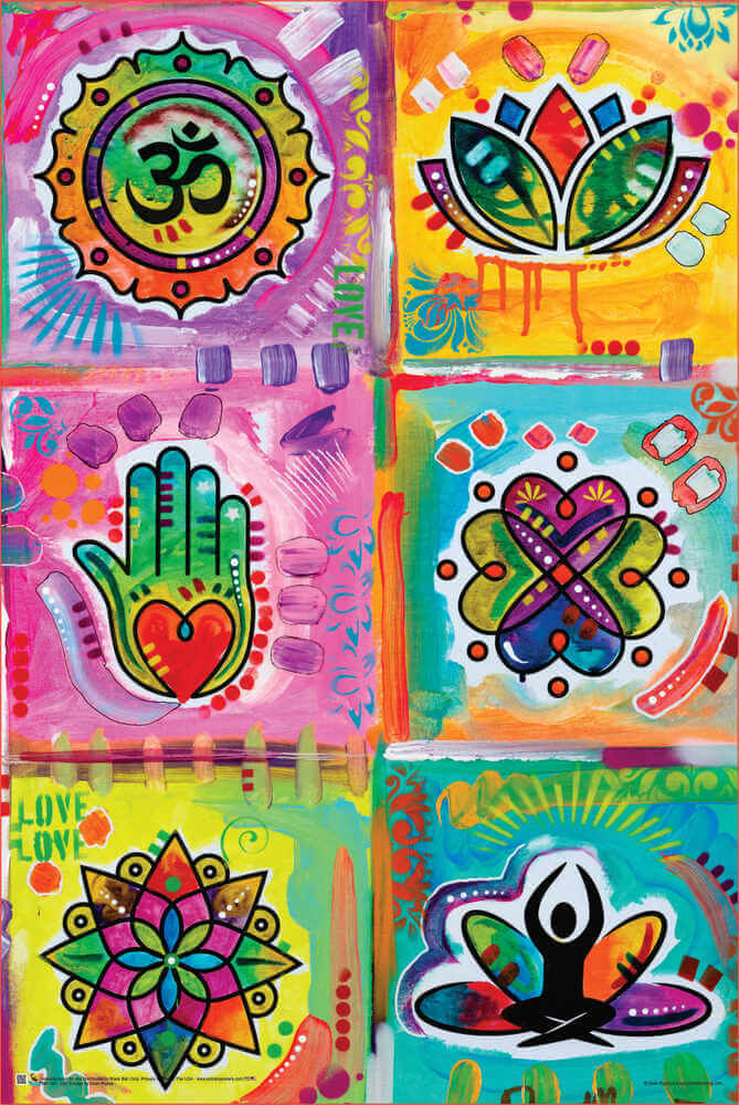 Zen Collage by Dean Russo Poster 24" x 36" - Walmart.com