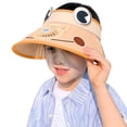 Jamicy Sun Hat for Kids Sun Visor Hat With USB Charging Fan, Cute ...