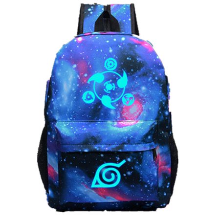 Naruto Writing Wheel Eye Backpack Schoolbag Korean Animation Leisure ...