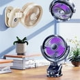 Quiet Fan Clip Fan Portable Table Fan Bedside Fan 100 Speed Suitable ...