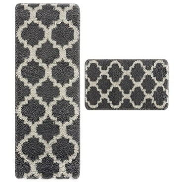 Beverly Rug Kitchen Mat 2 Piece Set, Kitchen Rugs and Mats Non Skid ...