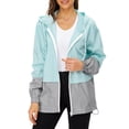 American Trends Women's Waterproof Rain Coat with Hood, Lightweight ...