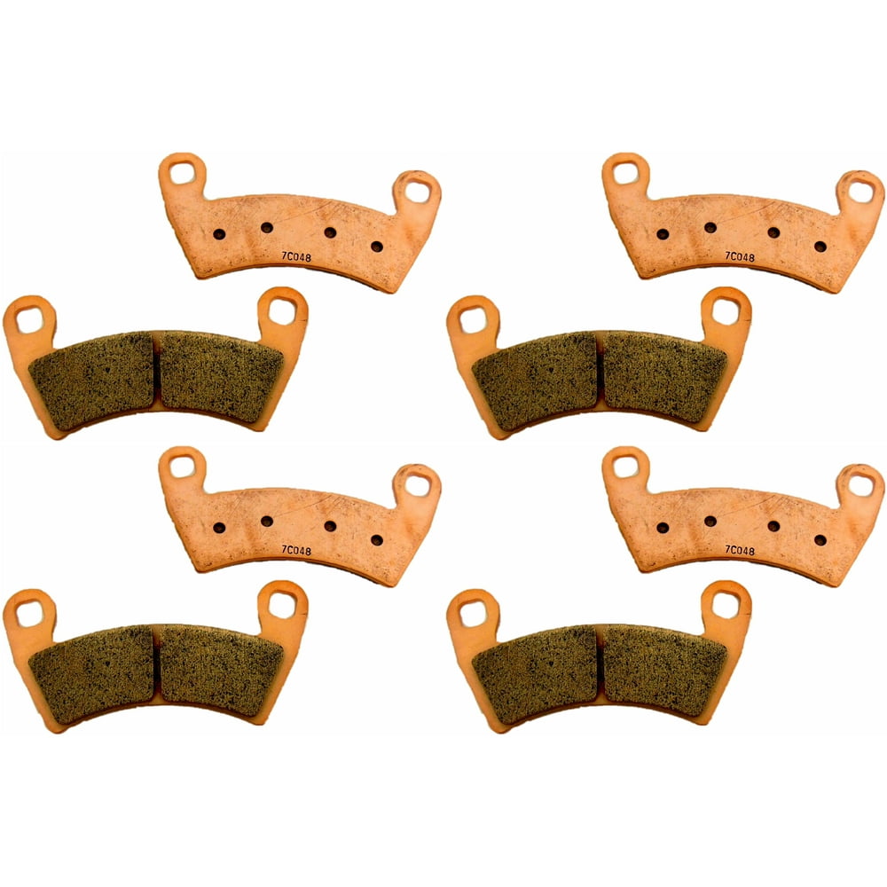 Armortech Two Front And Two Rear Brake Pads Polaris Rzr 12 15 900 4 Xp