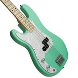 Sawtooth EP Series Left-Handed Electric Bass Guitar, Surf Green w ...