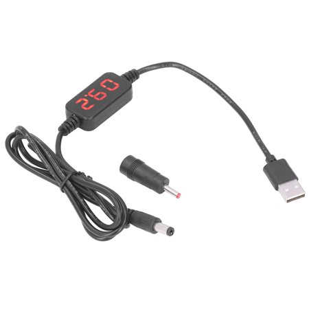 USB Boost Converter Cable, ABS Digital Tube Multiple Connection Mobile ...