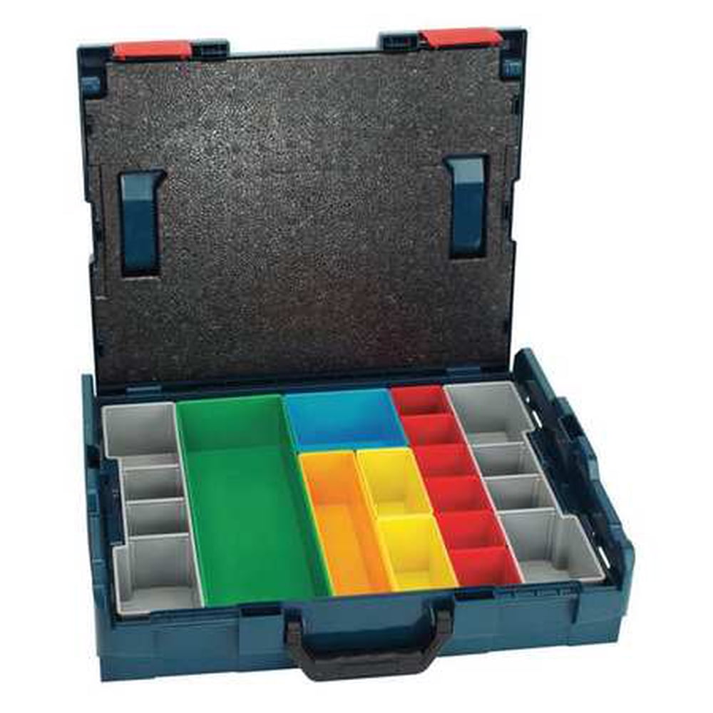 Bosch L-Boxx-1A 1-Click Stacking Theft Security Locking L-Boxx Case ...