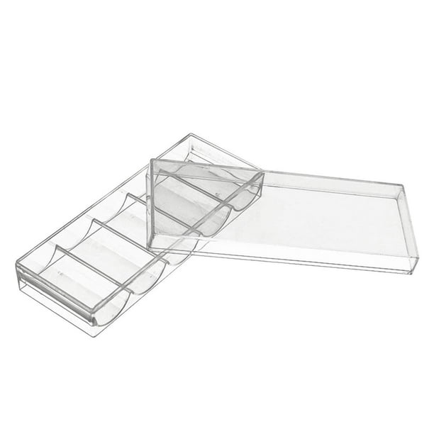 destyer Clear Chips Tray Stackable for Family Gaming Accessories ...