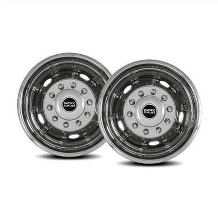 Pacific Dualies 46-3950 19.5" Polished Stainless Steel Wheel Simulator ...