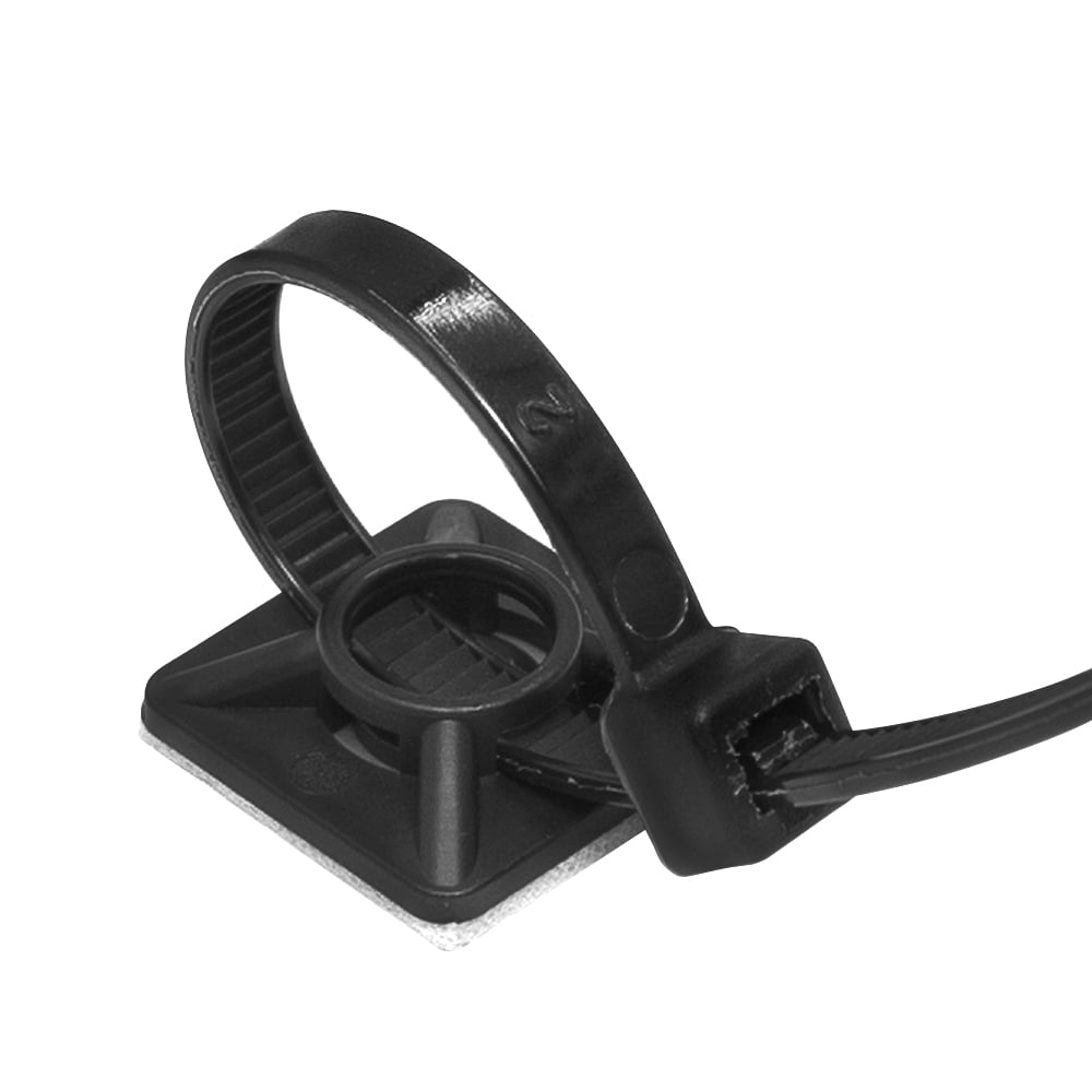 Maxxima 0.75 Inch Zip Tie Mounts - Cord Management Desk Cable Organizer ...