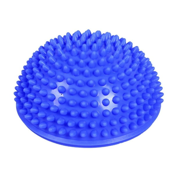 Inflatable Half Sphere Yoga Balls Massage Trainer Balancing Ball (Blue ...
