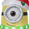 Christmas Inflatable Minion Carl W/ Santa Hat & Scarf Prop Decoration ...
