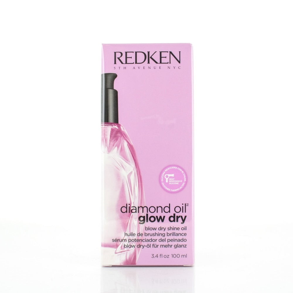 Redken Diamond Oil Glow Dry Blow Dry Shine Oil 3.4oz - Walmart.com