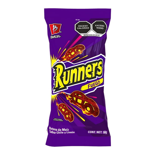 Botana de maíz Runners Barcel fuego sabor chile y limón 58 g | Walmart ...