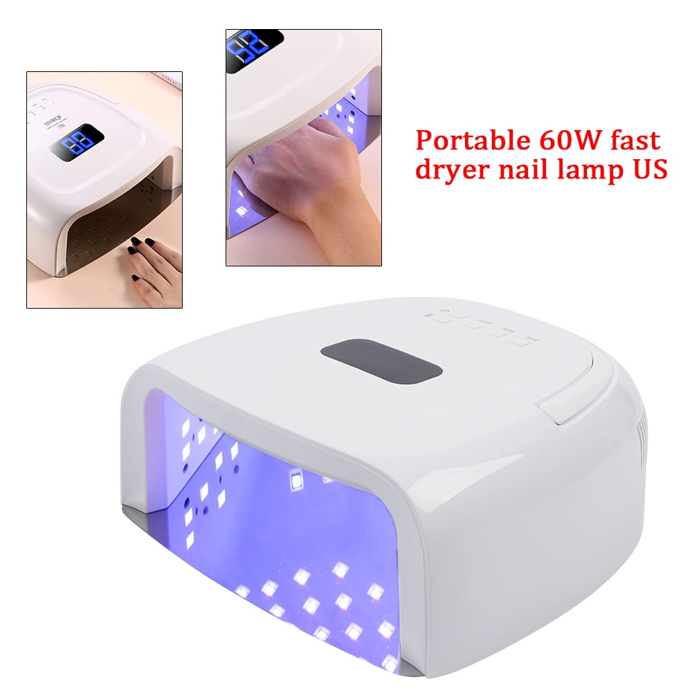 TOOL1SHOoo Nail Enhancement Ultraviolet LED Lamp 60W Wireless ...