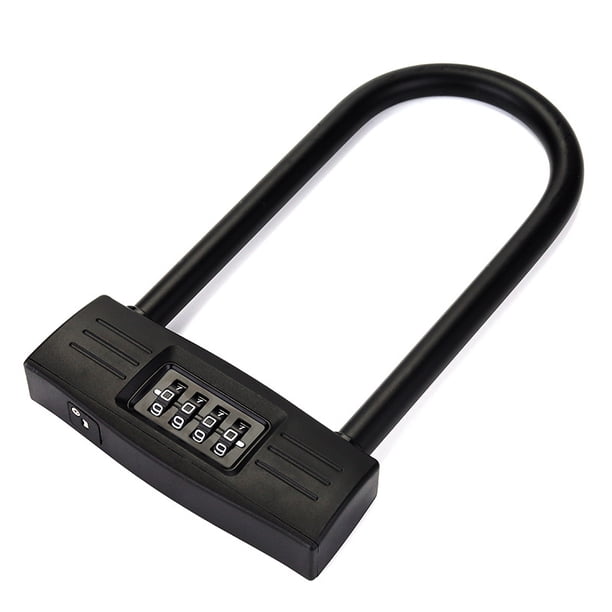 Black Steel Alloy 4 Digit Combination Lock, 4 Digit Combination Lock ...