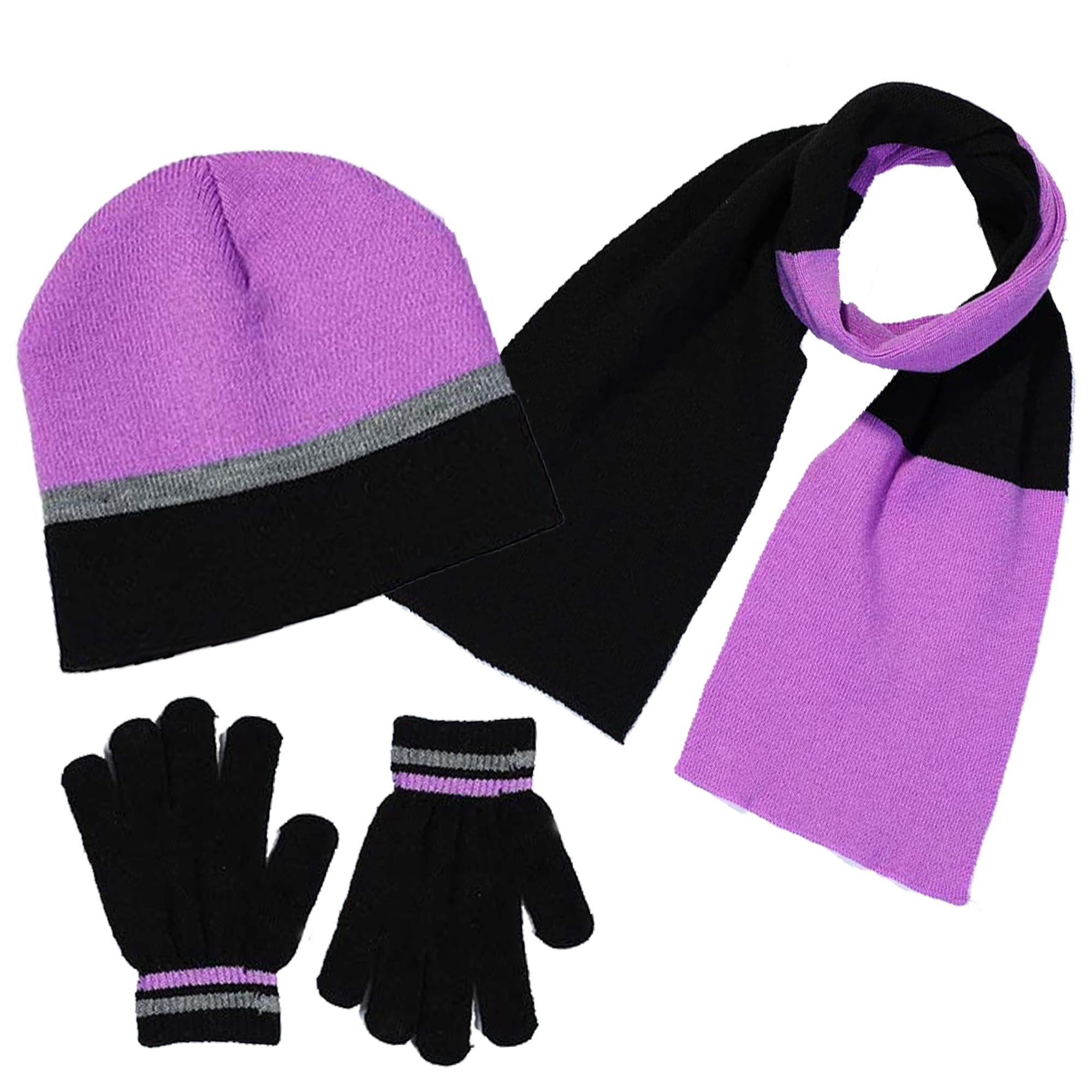 Swak Girls Hat,Scarf & Glove Set-Kids Cold Weather Winter Accessories ...