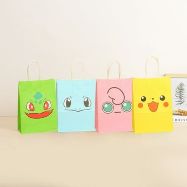 Pokemon Party Gift Bags, Birthday party bags, Cartoon candy bags, Party ...
