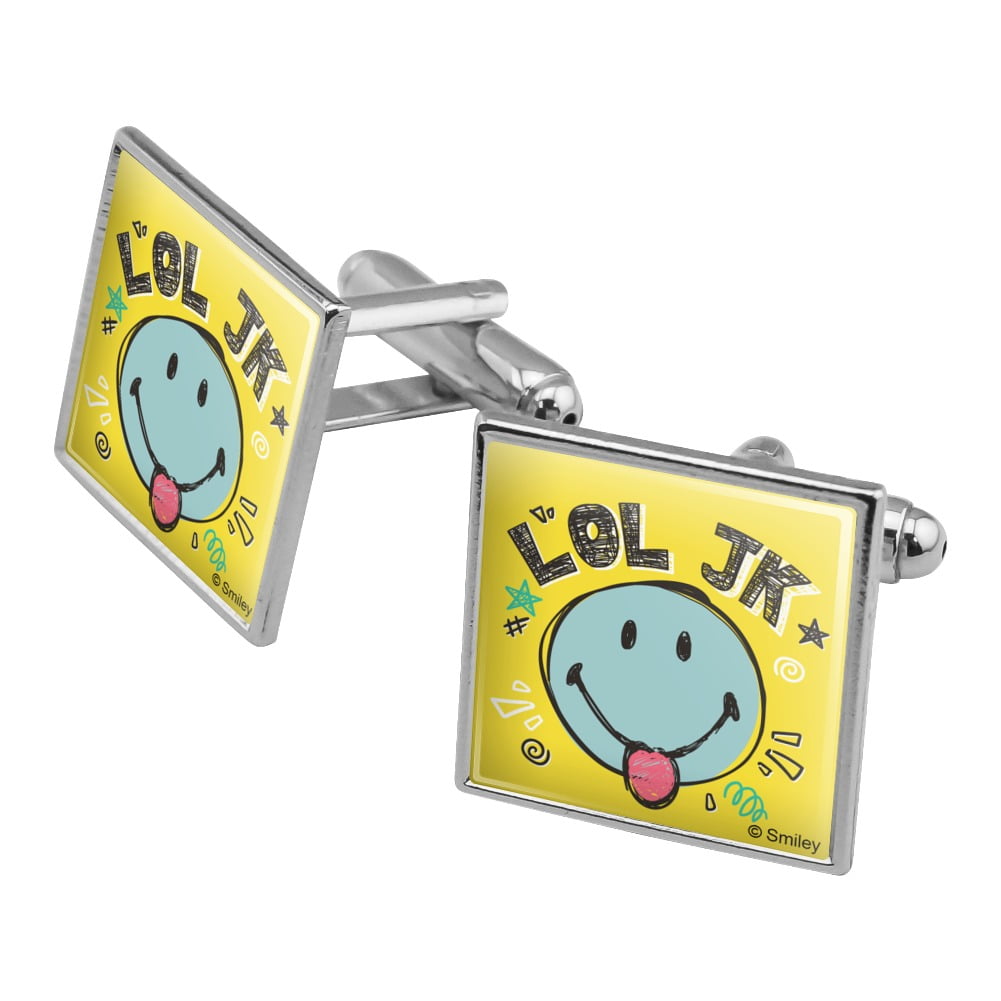 LOL JK Smiley Face Tongue Just Kidding Laugh Out Loud Officially ...