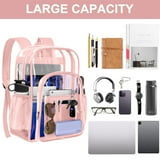 Sanmadrola New Clear Backpack Clear Bag Heavy Duty Waterproof ...