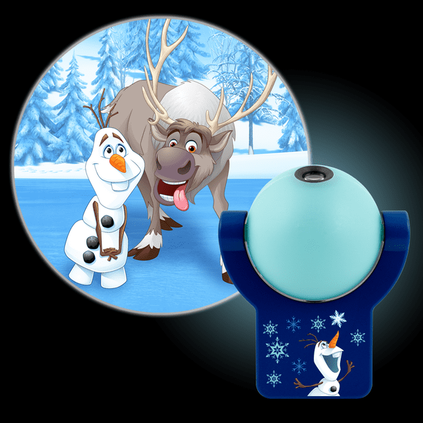 Projectables Disney's Frozen LED Plug-In Night Light, Olaf and Sven ...