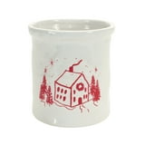 Home Decorative Crock with House (Set of 4) 4"D x 4.5"H, 5.25"D x 5.75 ...