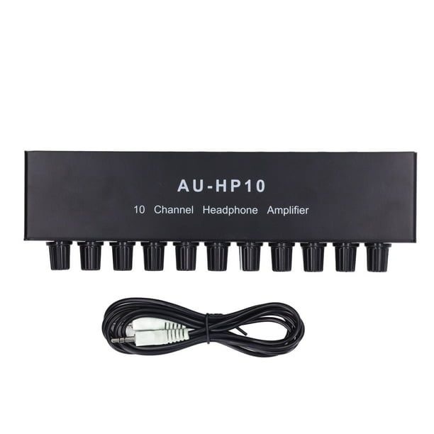 Input Output Audio Amplifier,10 Channel Headphone Amplifier Headphone ...