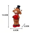 ICQOVD Valentines Day Gift Highlands Cow Couple Resin Figurine Romantic ...