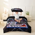 Castle Fairy Dynamic Race Car Twin Bedding for Boys, Neon Letter L ...