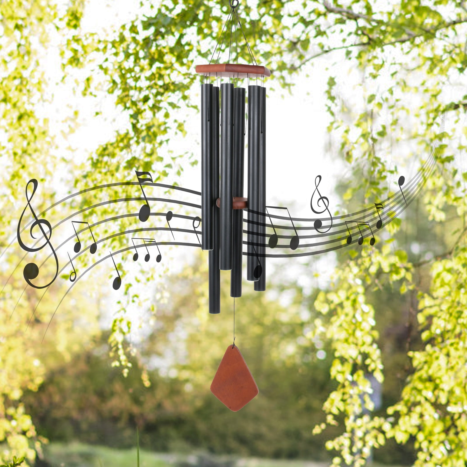 MUMTOP Wind Chimes Outdoor Metal Wind Chime with Amazing Deep Tone for ...