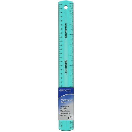 Shatterproof Ruler 12"-Assorted Colors | Walmart Canada