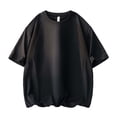 DeHolifer Workout Shirts for Men Plus Size Gym Running Shirt Short ...