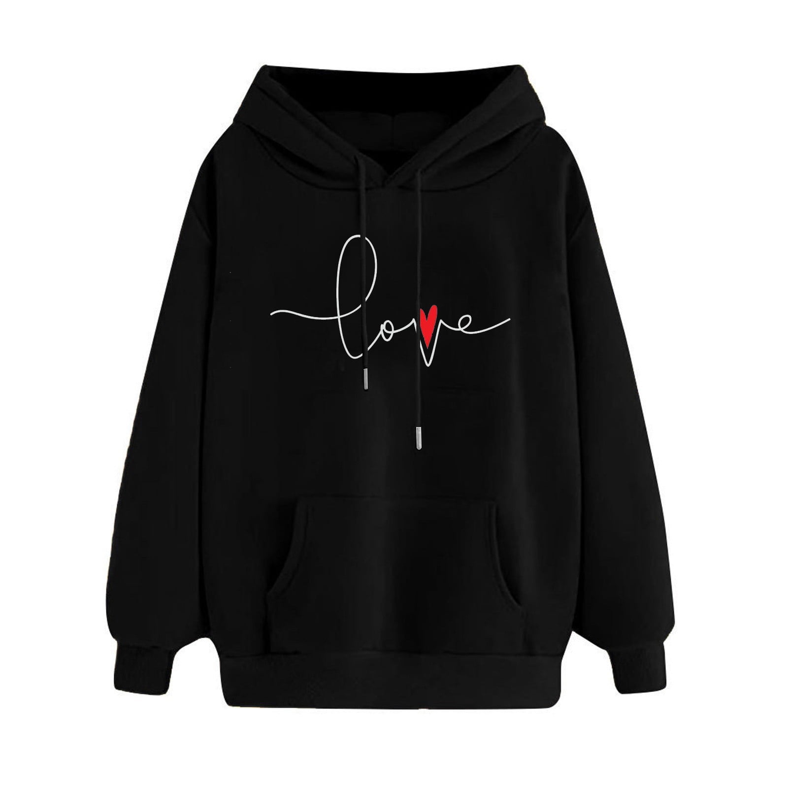 Click here for Zanvin Hoodies For Teen Girls Cute Heart Graphic P... prices