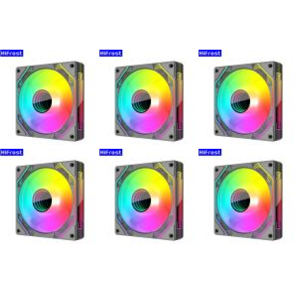 DQrwqpou Ventilador Con Caja 120 Mm Enfriador 5 V 3 Pines ARGB 12 V 4 ...