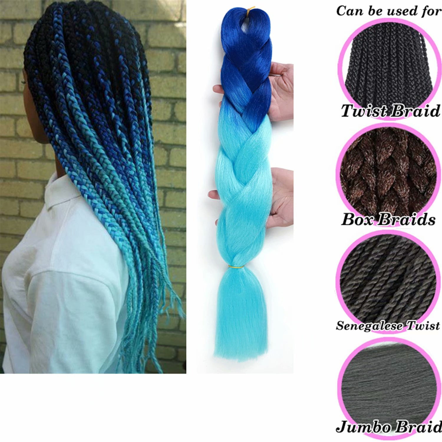 Blue Senegalese Twist