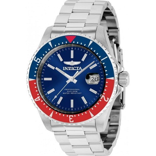Invicta 36784 Montre Automatique pour Hommes Pro Diver Cadran Bleu ...