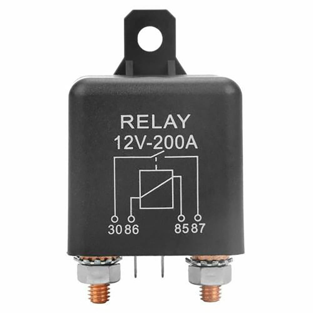 4Pin Over 200A 12V Dual Battery Isolator Relay Start On/Off Car Power ...
