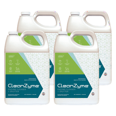 CleanZyme Enzymatic Pet Stain & Odor Remover, Concentrated Carpet ...